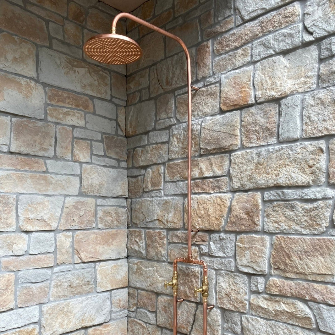 Copper Outdoor Showers | Pool, Sauna, Beach Showers