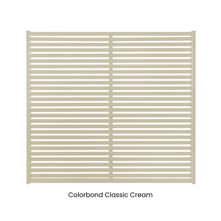 Slat Privacy Screens | Colorbond Aluminium Panels
