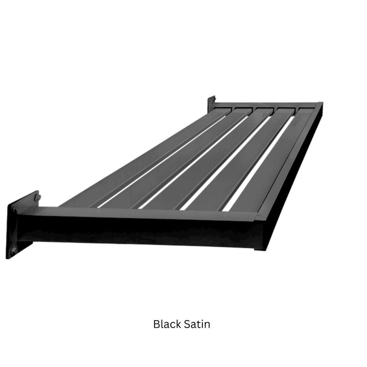 Clik'n'Fit Aluminium Window Awnings - Fixed Flat Slats