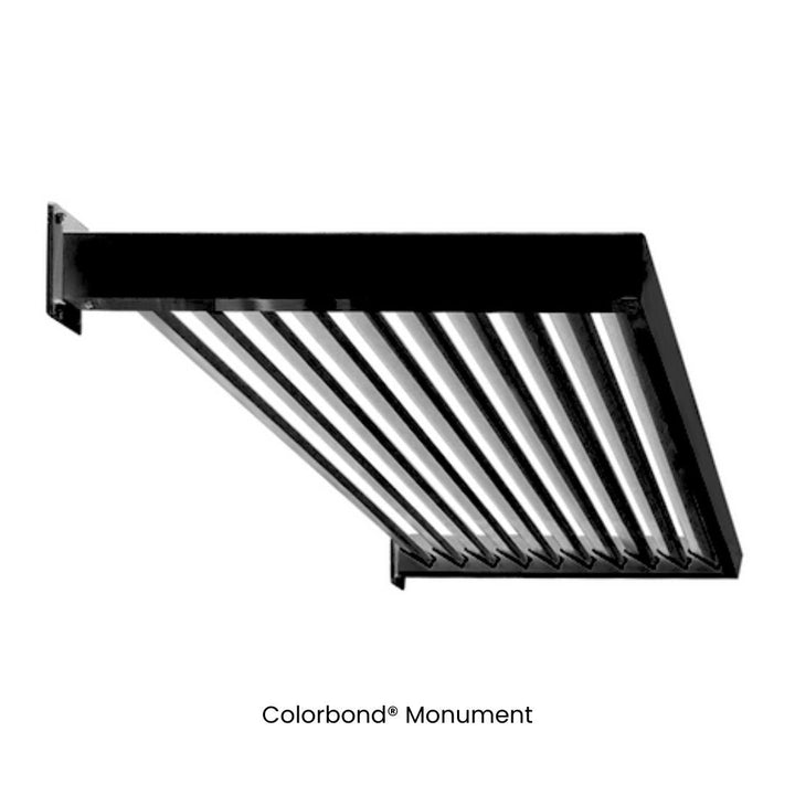 Louvre Slat Awnings | Aluminium Window Hoods | DIY