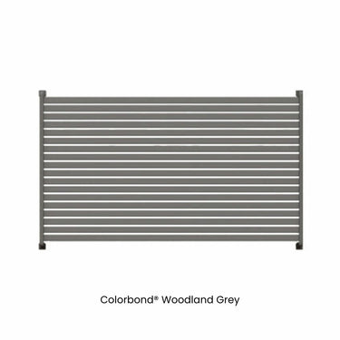 Slat Privacy Screens | Colorbond Aluminium Panels