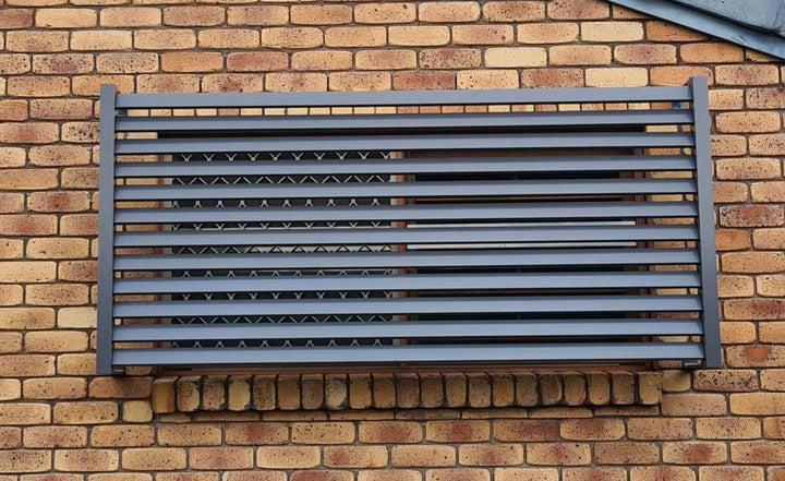 Window Privacy Screen | Louvre Style | DIY